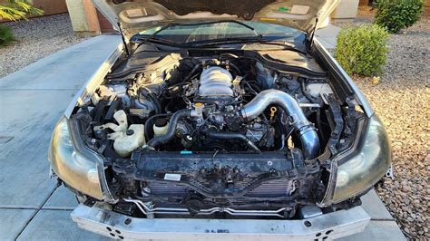 Engine Installed Infiniti M45 Vk45de Youtube