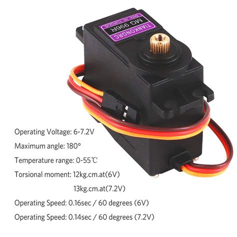 4pc Mg995 Analog Servo Metal Gear Servo 65g High S Grandado