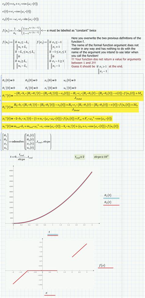 Solved Odesolve This Value Must Be A Function Error Ptc Community
