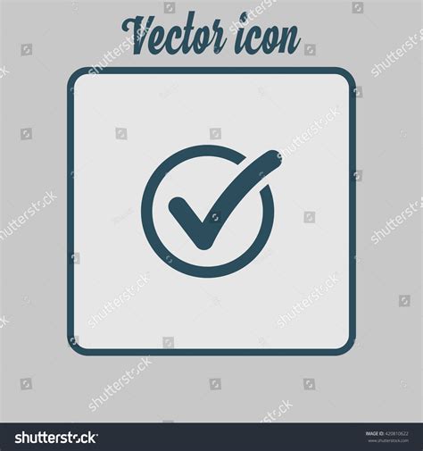 Check List Button Icon Check Mark Stock Vector Royalty Free Shutterstock