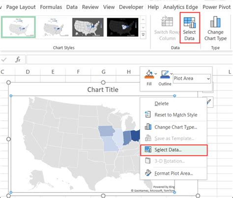 How To Create A Geographical Map Chart In Microsoft Excel