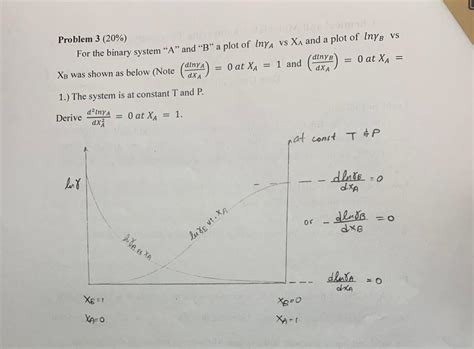 Solved Problem 3 20 For The Binary System A And B A