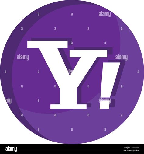 Yahoo Social Media Logo Flat Style Icon Stock Vector Image And Art Alamy