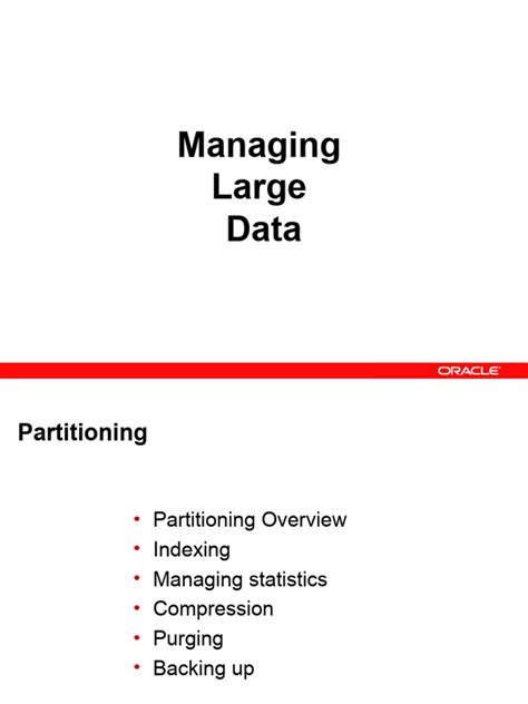 Practicalpartitioning V2 Pdf Database Index Backup