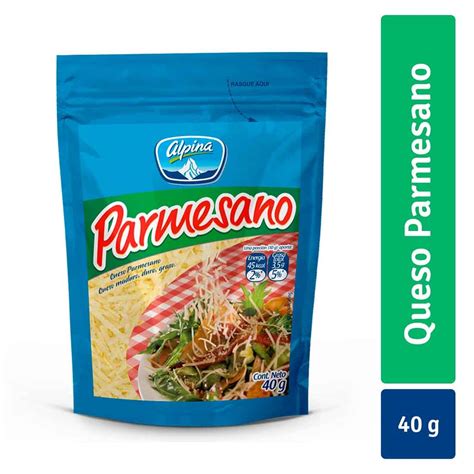Queso Parmesano Alpina 40gr Superboom