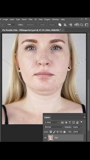 Fix Double Chin In Photoshop More Free Tutorials Photoshop