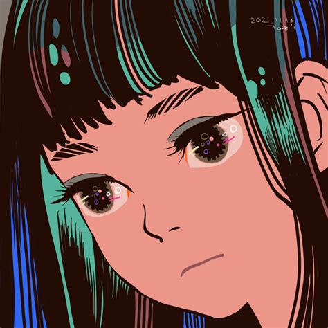 Safebooru 1girl Absurdres Bangs Black Hair Blunt Bangs Brown Eyes
