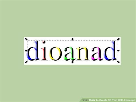how to create 3d text with inkscape with pictures wikihow