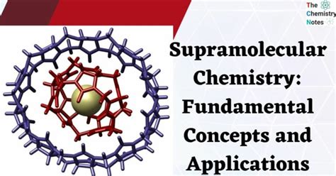 Supramolecular Chemistry Concepts And Applications