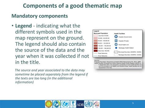 The components of a good thematic map - ppt download