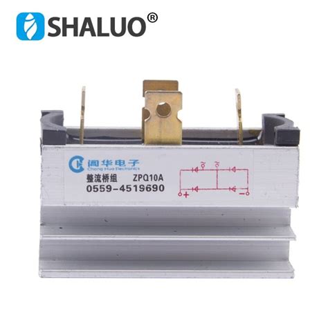 Zpq10a 10amp Generator Rectifier Single Phase Diode Bridge Rectifier Kit For Generator 10a Iron