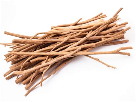 Premium Photo Stack Of Dry Branches Isolated On White Background