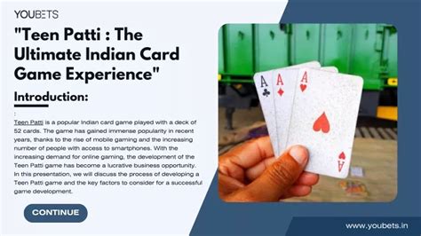 Ppt Teen Patti The Ultimate Indian Card Game Experience