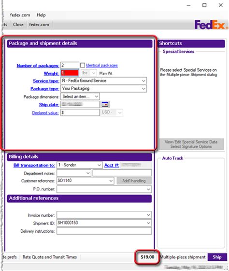 Using Fedex Ship Manager With E Automate