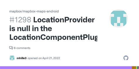 Locationprovider Is Null In The Locationcomponentplugin · Issue 1298
