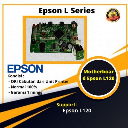 Jual Mainboard Printer Epson L120 Used Normal Original - Kota ...