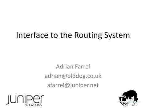 Ppt Interface To The Routing System Powerpoint Presentation Free