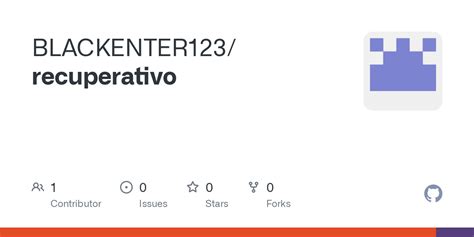 Github Blackenter123recuperativo