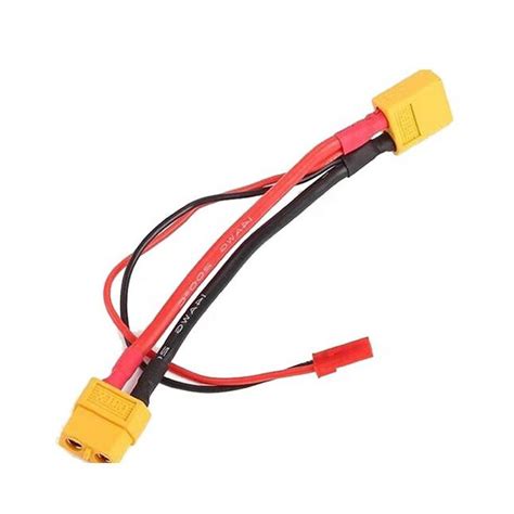Jual Konverter Konektor XT60 Female To Male Extension Dengan Kabel JST Merah 2pin Shopee Indonesia