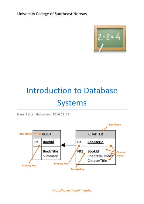 Introduction To Database Systems By Hans Petter Halvorsen Goodreads