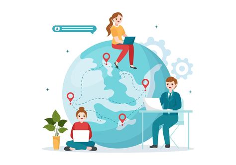 Outsourcing Business With Idea Of Teamwork Company Development Investment And Project