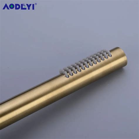 AODEYI Золотой смеситель для душа, скрытый настенный встроенный ...