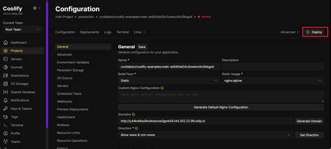 how to use vultr s coolify marketplace application vultr docs