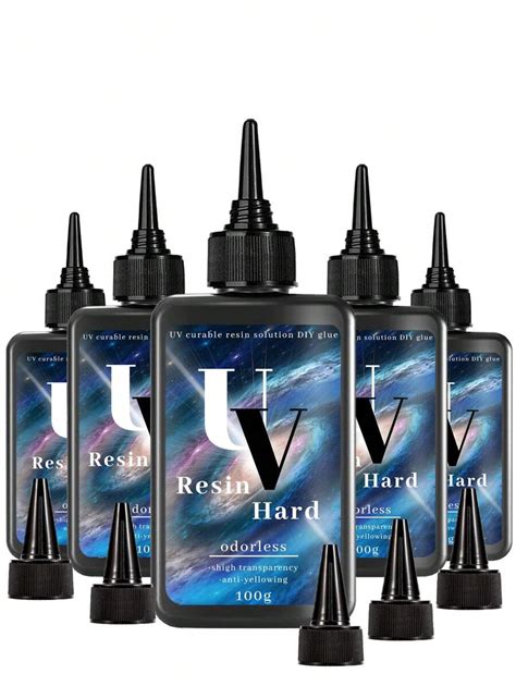 Low Viscosity Crystal Clear Thin UV Resin Kit Quick Curing Low Shrinkage Ultraviolet Epoxy