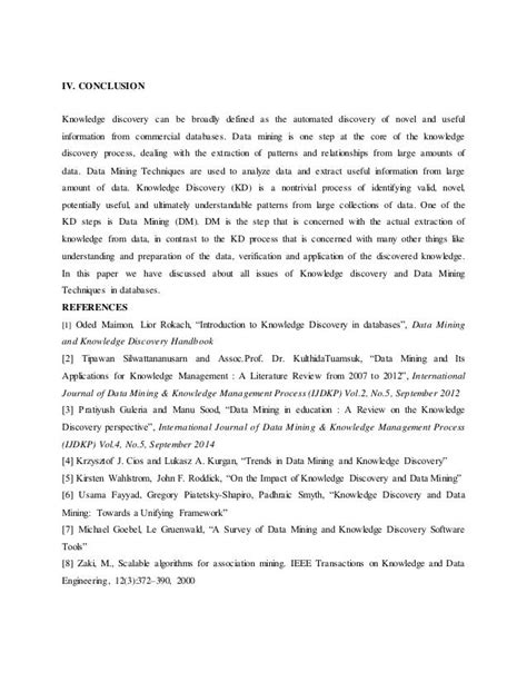 knowledge discovery and data mining approach in databases 2