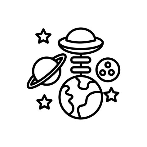 Space Elevator Icon In Vector Illustration 36445554 Vector Art At Vecteezy