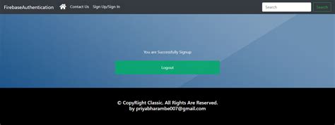Github Priya Bharambeauthentication Using Firebase Develop Simple Ui Using Html Css