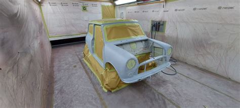 Finished In Colour Painting The Team C Racing Classic Mini Shell