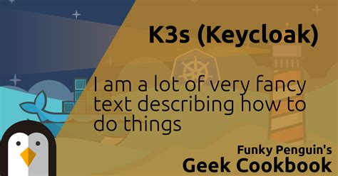 configure k3s for oidc authentication with keycloak ・∀・