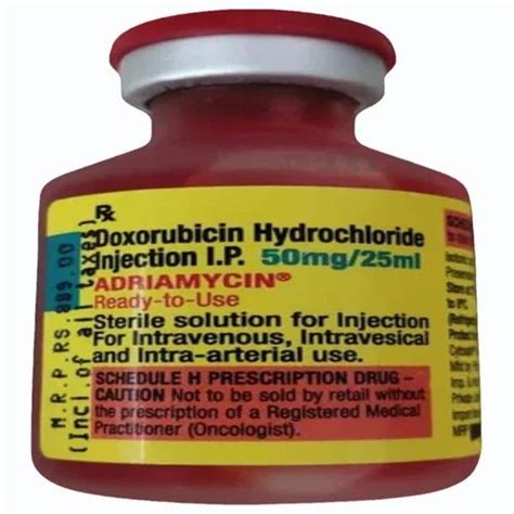 Adriamycin 50mg Injection At ₹ 1241 Vial Ayodhya Nagar Nagpur Id 2854596103062