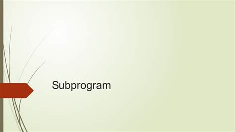 subroutines igcses computer science powerpoint pptx
