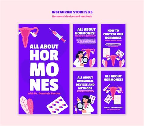 Free Psd Hormonal Devices And Methods Instagram Template Design