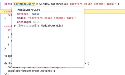 media queries my javascript code is unable to detect chrome s light