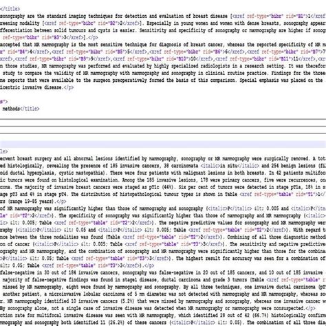 An Example Of Xml File Extracted From The Oai Corpus Download Scientific Diagram