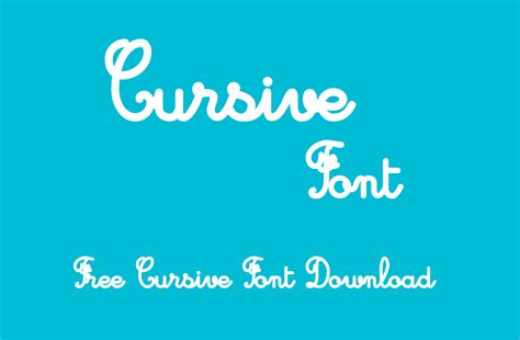 Cursive Font Family Dafont Free