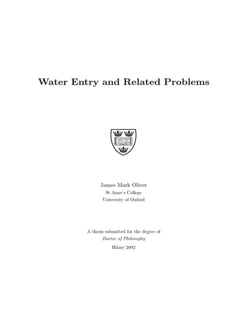 Oliver Pdf Applied And Interdisciplinary Physics Physics