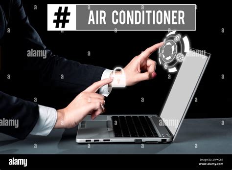 Text Showing Inspiration Air Conditioner Business Overview Apparatus For Washing Air And