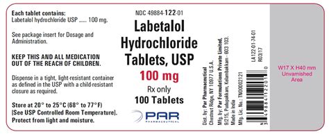 Labetalol Package Insert