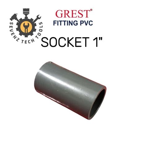 Jual Socket Pipa Pvc 1 Inch Grest Fitting Pvc Sok Sock Sambungan Pipa Pvc 1 Shopee Indonesia