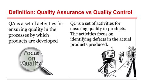 Testing Qa Qc What The Difference PPTX