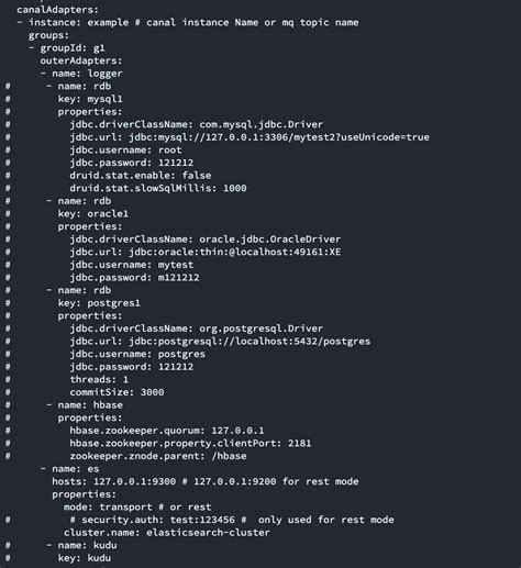 Canaladapter 117 Snapshottargz 启动时，es适配器实例化失败报错 · Issue 4676 · Alibabacanal · Github