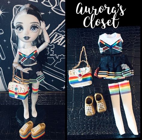 Rainbow High Custom Amaya Cheer Uniform Pride Purse Socks Sunny