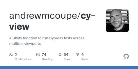 GitHub Andrewmcoupe Cy View A Utility Function To Run Cypress Tests Across Multiple Viewports