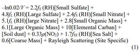 Compact Algorithms For Predicting The Atmospheric Visibility Using Pm2