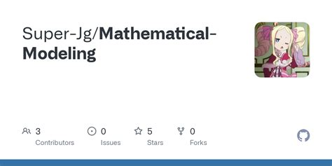 Github Super Jgmathematical Modeling