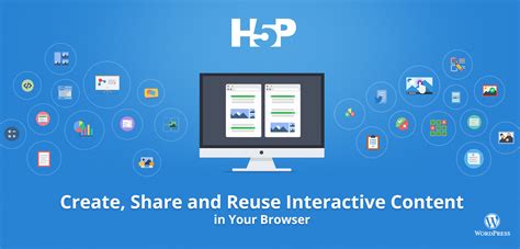 create interactive content in wordpress with h5p